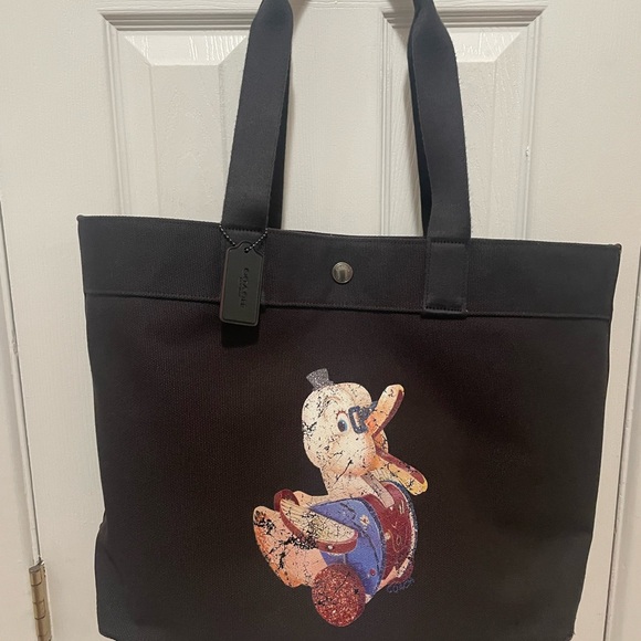 Coach | Bags | Coach Fisher Price Doodle Duck Black Heavy Duty Canvas ...